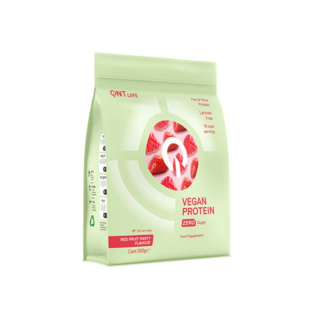 QNT Vegan Protein Red Fruits 500g - Protein Malta QNT Vegan Protein Red Fruits 500g - Protein Malta