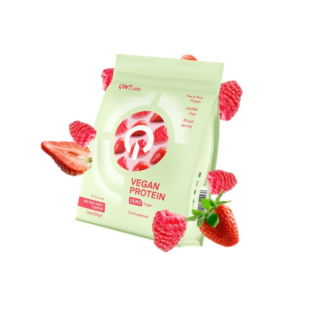 QNT Vegan Protein Red Fruits 500g - Protein Malta QNT Vegan Protein Red Fruits 500g - Protein Malta