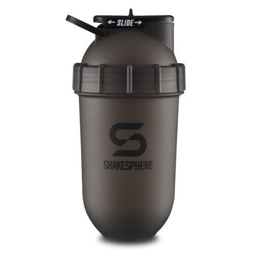 ShakeSphere Frosted Black Logo - Protein Malta