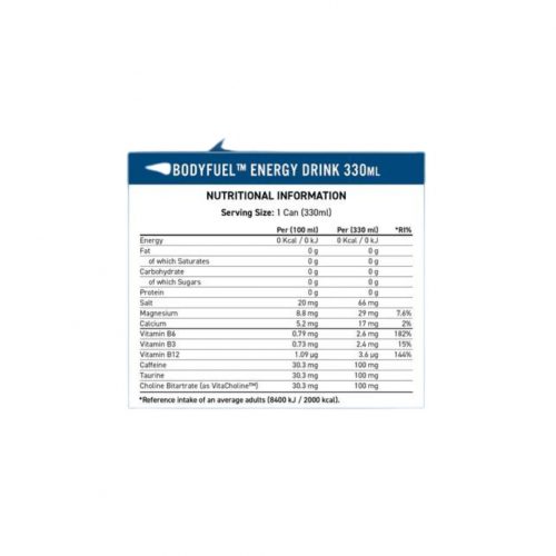 Applied Nutrition Can Body Fuel Blue Raspberry 330ml - Protein Malta