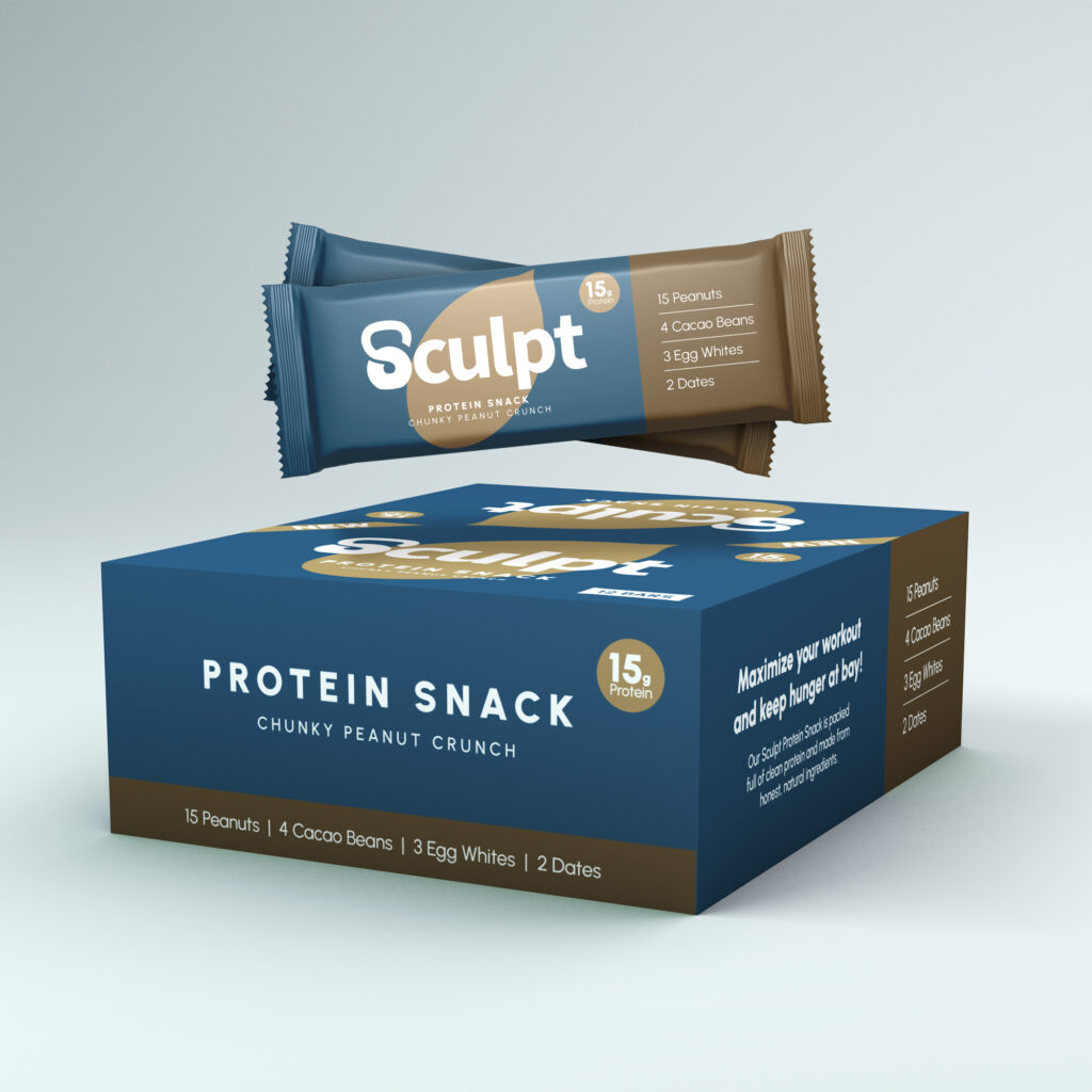 SPR Chunky Peanut Crunch Sculpt Bar - Box of 12 - Protein Malta